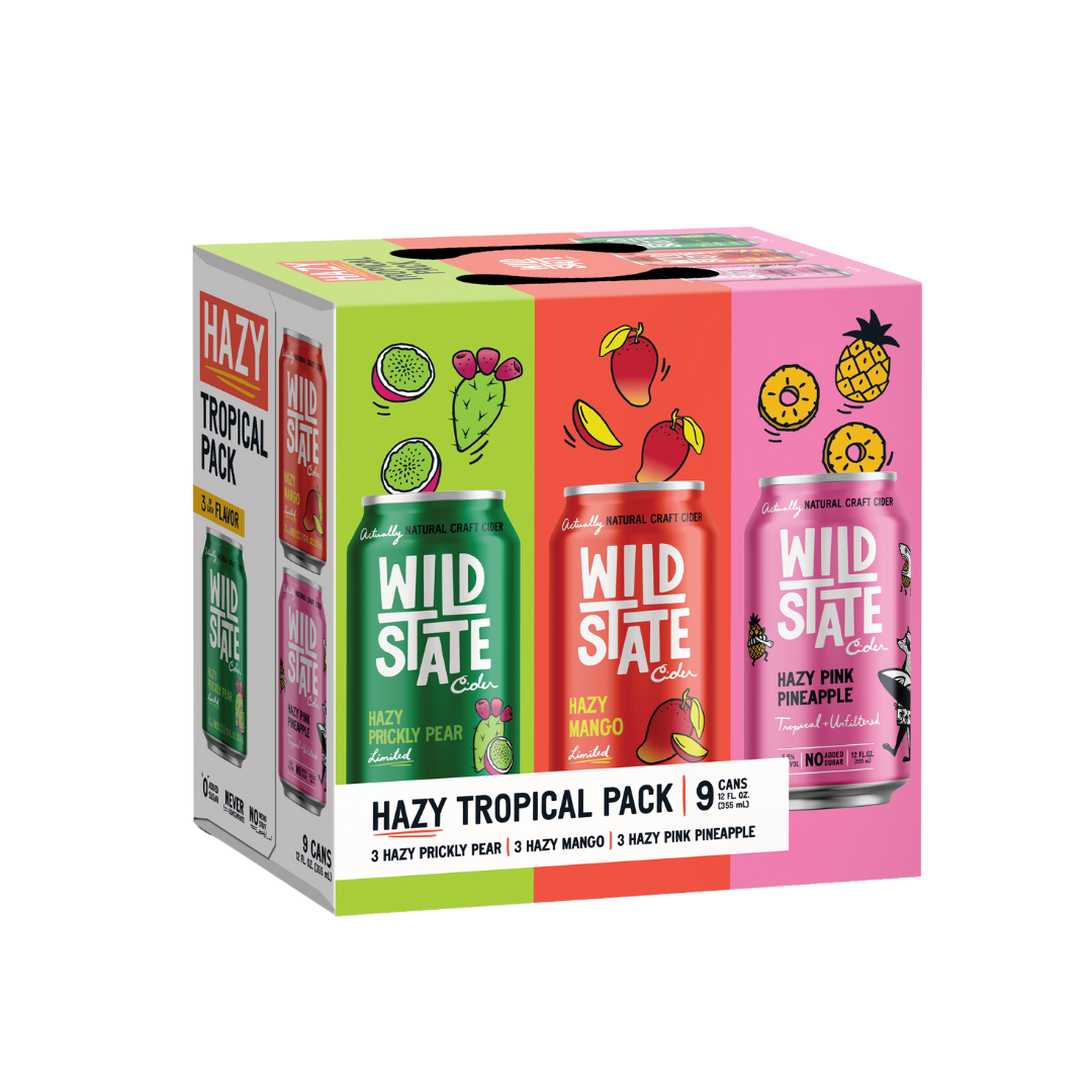 Hazy Tropical 9-Pack | Wild State Cider
